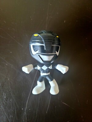 TV Mighty Morphin Power Rangers Black Ranger Figure Loose MMPR Zack Bk ...