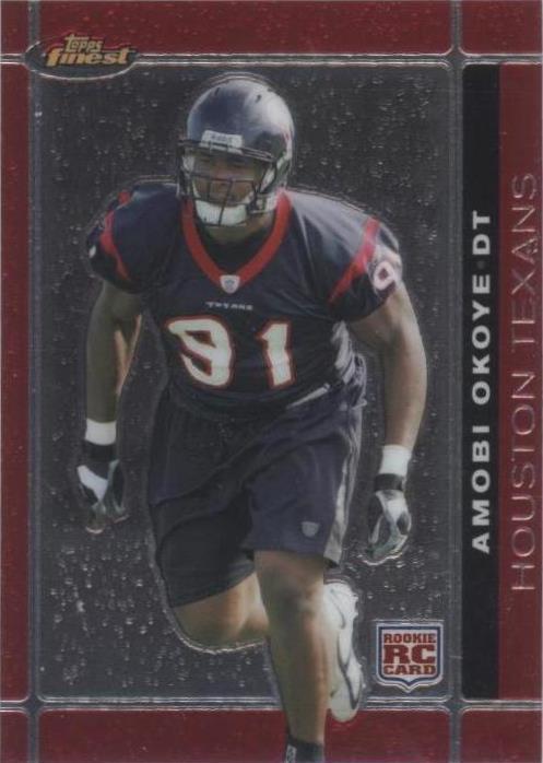 2007 Topps Finest - Rookie Amobi Okoye #148 (RC) for sale online | eBay