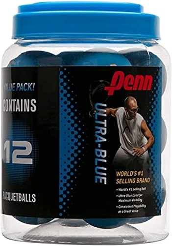 New Penn Racquetballs Raquet Balls Pack of 12 Worlds No. 1 Selling ...