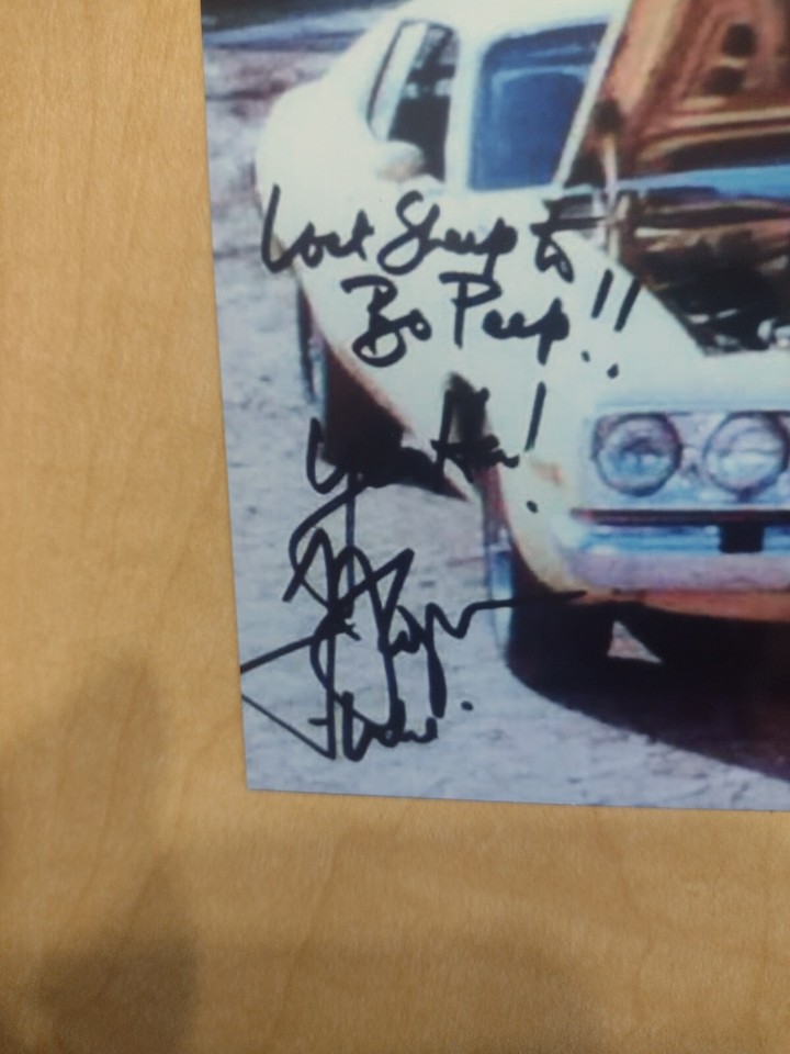 Signed Autograph Dukes of Hazzard General Lee Catherine Bach Daisy Luke ...