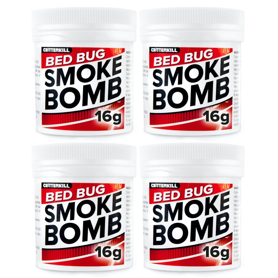 Bed Bug Killer Treatment PRO Smoke Fumer Pest Fogger CritterKill Smoker ...
