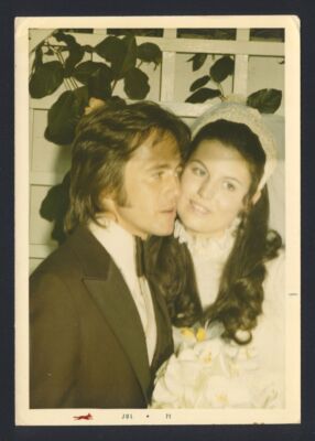 1971 LUCIE ARNAZ & PHIL VANDERVORT Wedding Day Candid Vintage Original ...