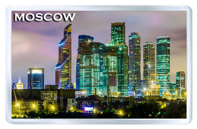 MOSCOW INTERNATIONAL BUSINESS CENTER FRIDGE MAGNET SOUVENIR IMAN NEVERA ...