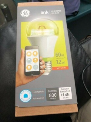 GE Link A19 LED Bulb Soft White 60W/12W New!!! | eBay