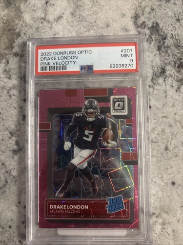2022 Panini Donruss Optic - Rated Rookie Drake London #207 Pink ...