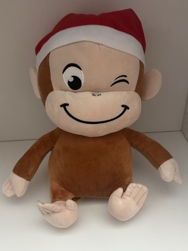 Curious George Santa Christmas Plush 16" Japan | eBay