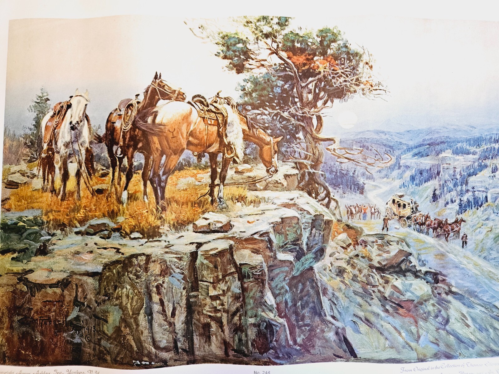 Innocent Allies by Charles Russell - Collograph Vintage Repro Print No ...