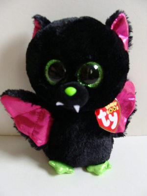 NWT TY Beanie Boos 6" IGOR Bat Halloween Plush Green Sparkly Eyes Fang ...