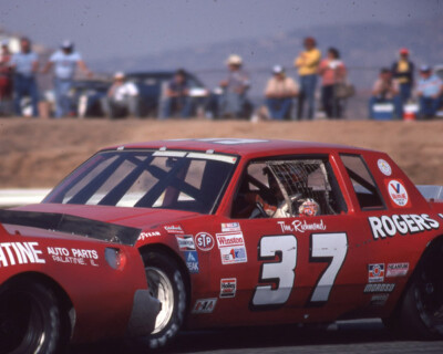 TIM RICHMOND 1981 #37 ROGERS AUTO LEASING AT RIVERSIDE 8X10 GLOSSY ...