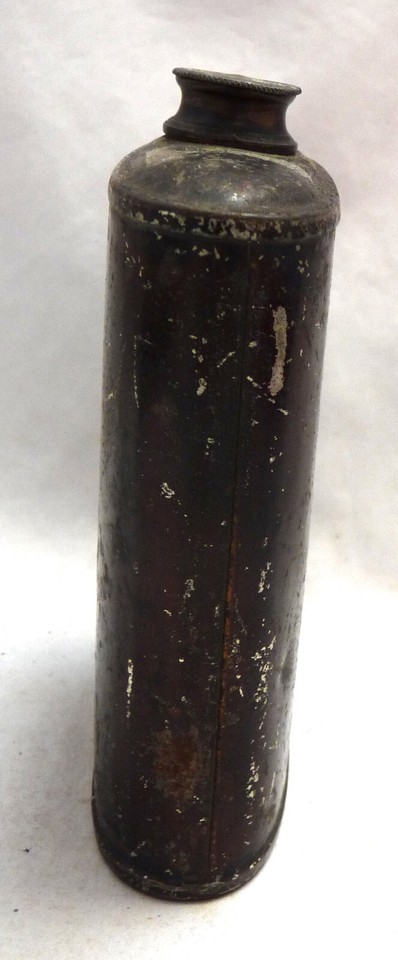 Antique stenciled black gun powder tin folk art primitive | eBay