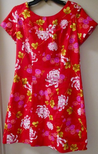 Vintage Ui -Maikai Hawaiian Shorty MuuMuu / Dress Bright Vivid colors ...