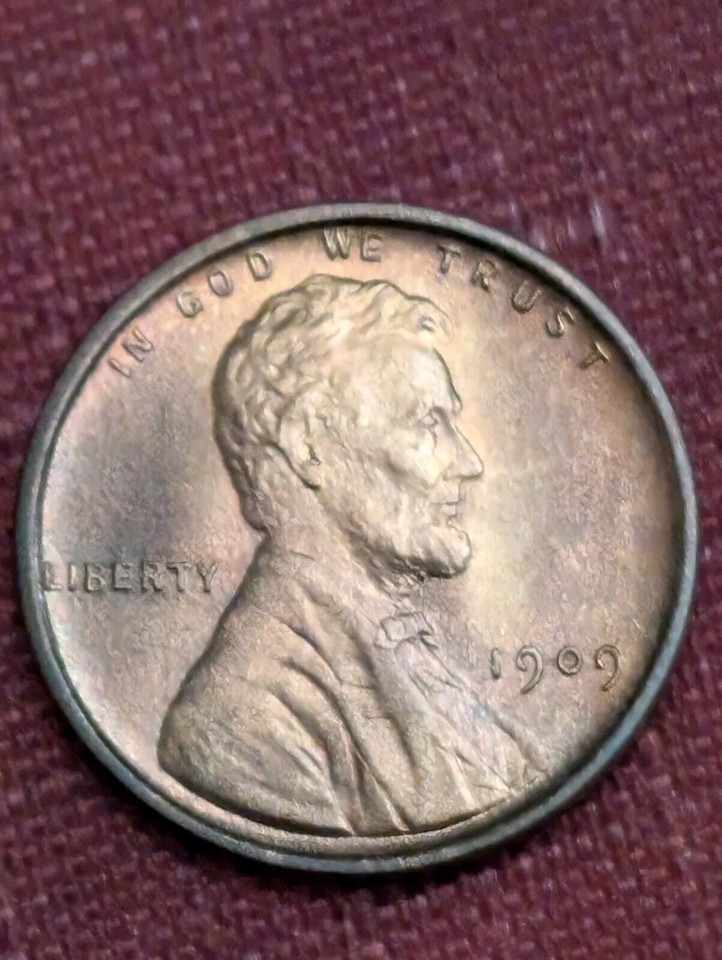 Take a look at this awesome coin! 1909 VDB wheat penny. A real beauty ...