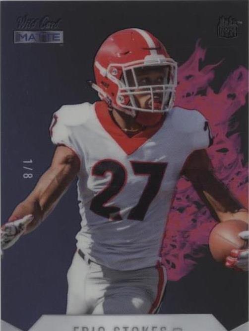 2021 Wild Card MATTE - Rookie Heat Eric Stokes #MRHR-20 Ice Blue Pink ...