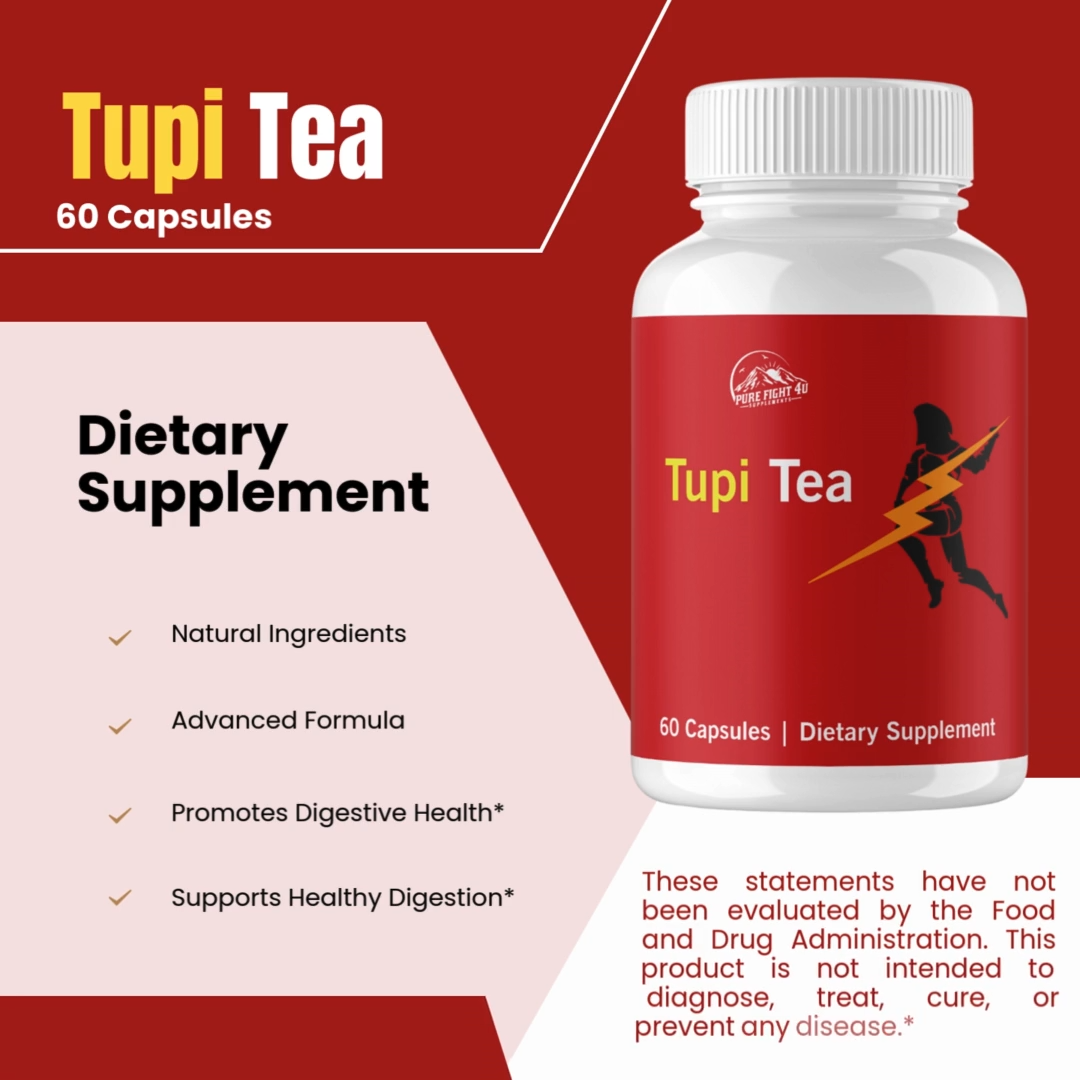 Tupi Tea Dietary Supplement - 5 Bottles 300 Capsules | eBay