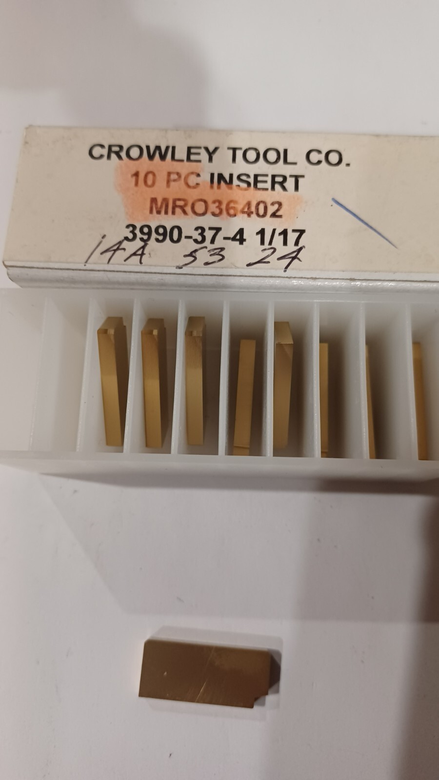 (3 pack) Crowley Tool Co. Inserts for indexable tooling MRO36402, 3990 ...