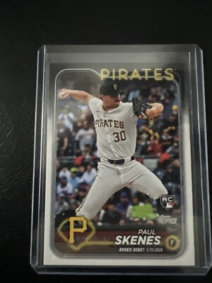 Paul Skenes TOPPS Update Series 2024MLB Debut Rookie Card Number US288 ...