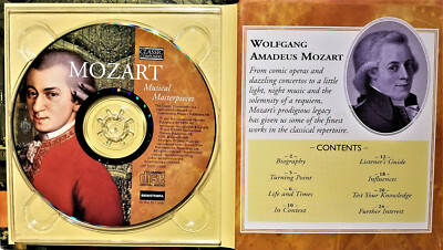 MOZART Musical Masterpieces CD & BOOK Classic Composers Series Volume 3 ...