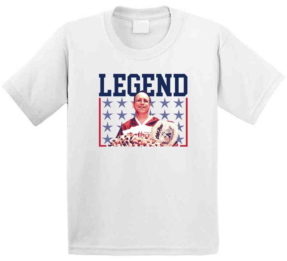 Joey Chestnut Legend Hot Dog Eating Champion T Shirt | eBay