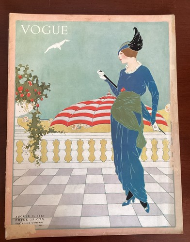 Vogue August 1, 1913 Fashion Magazine | eBay