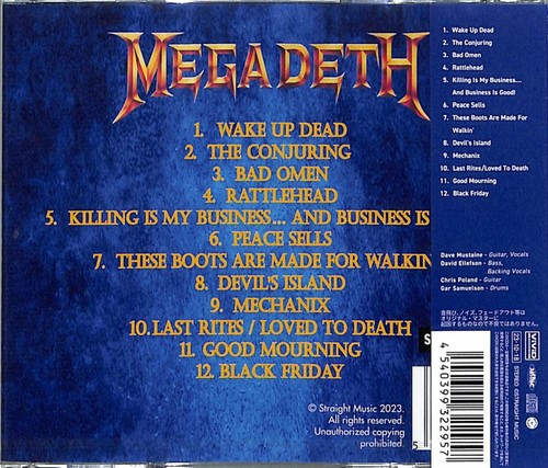 MEGADETH Good Mornings To Bad Omens Hammersmith Odeon London 1987 VSCD4611 CD | eBay