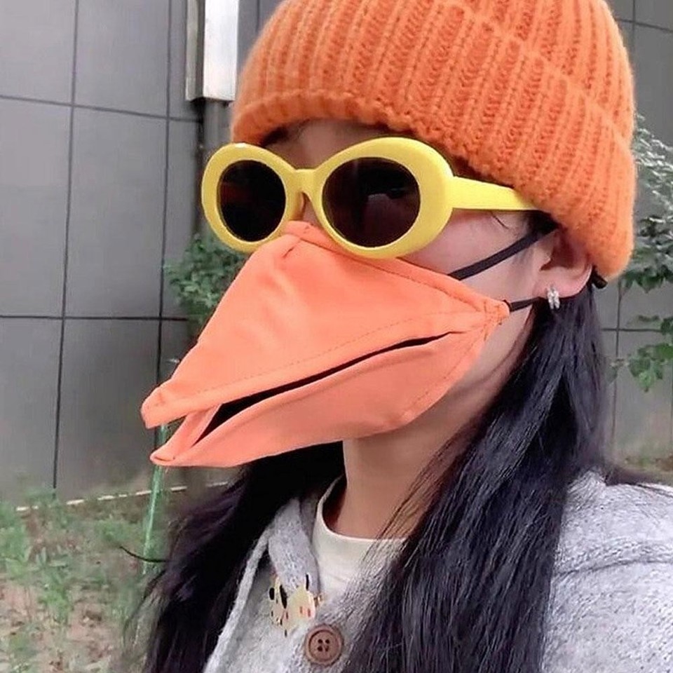 Crow Mouth Mask Simulated Animals Open Your Mouth and Move It Cosplay ...