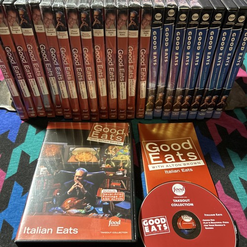 Food Network Good Eats with Alton Brown Lot of 24 DVDs Takeout ...