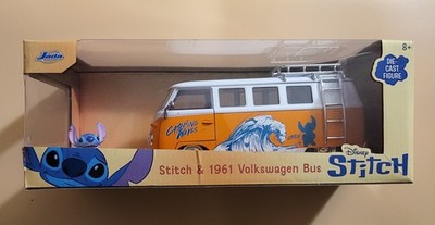 1961 VOLKSWAGEN BUS & STITCH FIGURE "DISNEY 1/24 DIECAST BY JADA | eBay