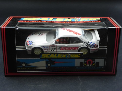 Scalextric SE44 BMW 318i Autosport #17 slot car SCX Hornby C690 1:32 boxed