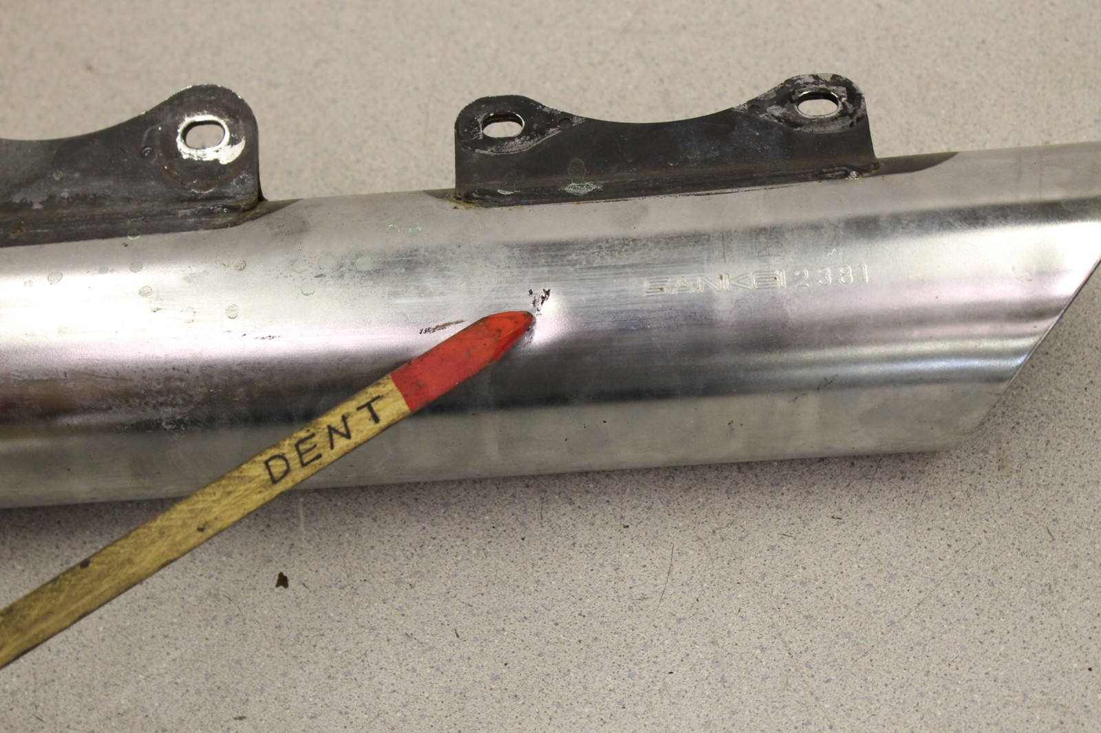 2007 Suzuki Boulevard C50 Lower Exhaust Pipe Muffler Slip On Can ...