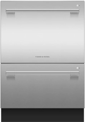 Fisher & Paykel 24" Built-In Smart Double DishDrawer Dishwasher ...
