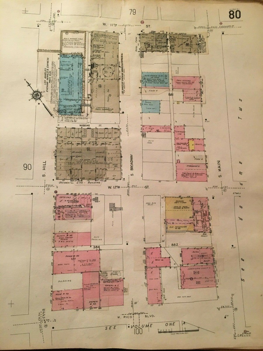 Los Angeles Fashion District Map