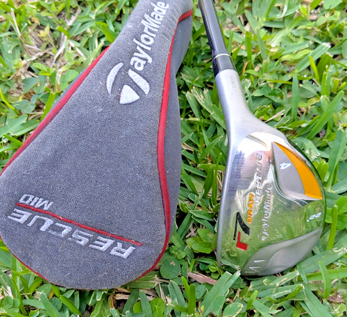 TaylorMade R7 Draw Rescue Hybrid 4 Iron 22* REAX Shaft Reg Flex Men's ...