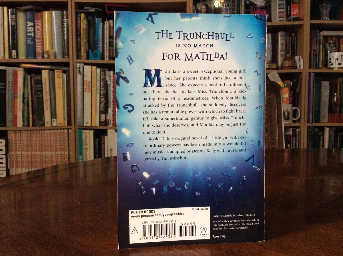 Matilda Book Back Cover