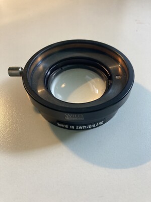 WILD HEERBRUGG AUXILIARY 2x SWINGOUT OBJECTIVE LENS FOR M5 STEREO ...