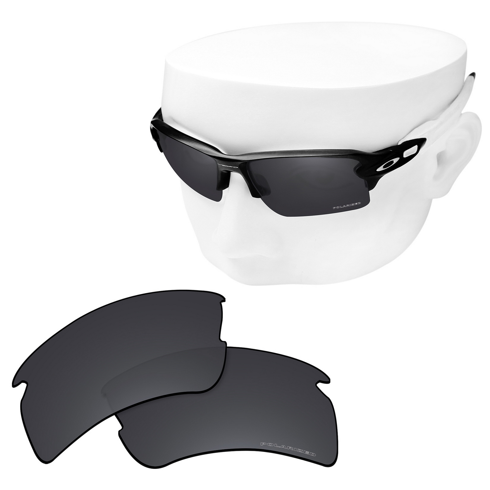 Max.Shield POLARIZED Lens& Rubber Kits for-Oakley Flak 2.0 XL -Multiple ...