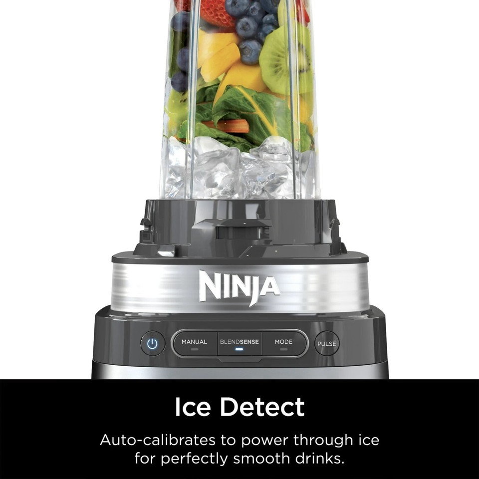 Ninja Detect Power Blender + Personal Single-Serve, BlendSense ...