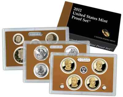 2012-S U.S. Clad Proof Set: Complete 14-Coin Set, with Box and COA | eBay