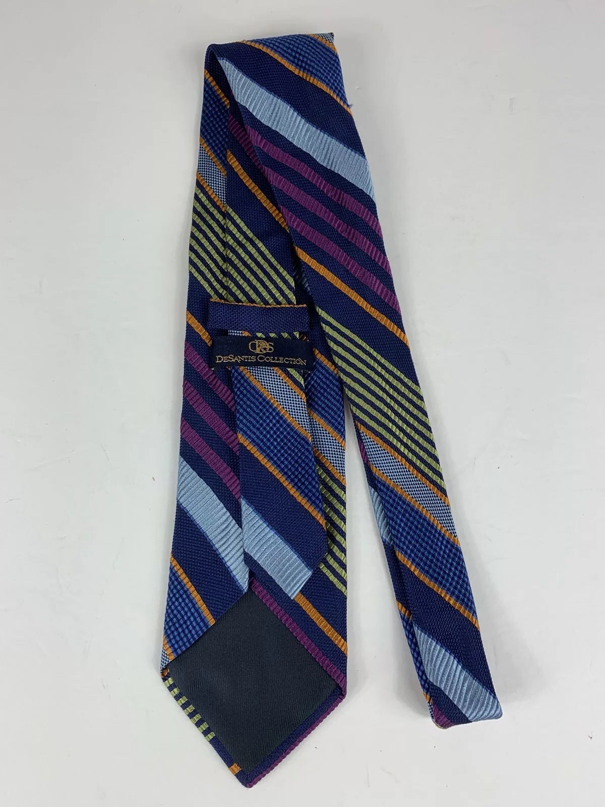 DeSantis Collection 100% Silk Men’s Necktie Made In Italy Multi Color ...