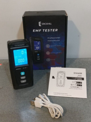 ERICKHILL RT-100 EMF Tester - Professional Electromagnetic Field Meter ...