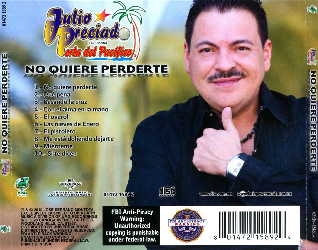 JULIO PRECIADO Y SU BANDA PERLA DEL PACIFICO/JULIO PRECIADO (SINGER ...