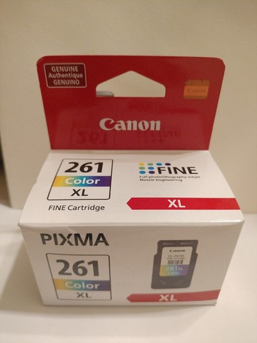 Genuine Canon CL261 XL: Color Ink CL 261 for PIXMA TR7020 TS6420 TS5320 ...