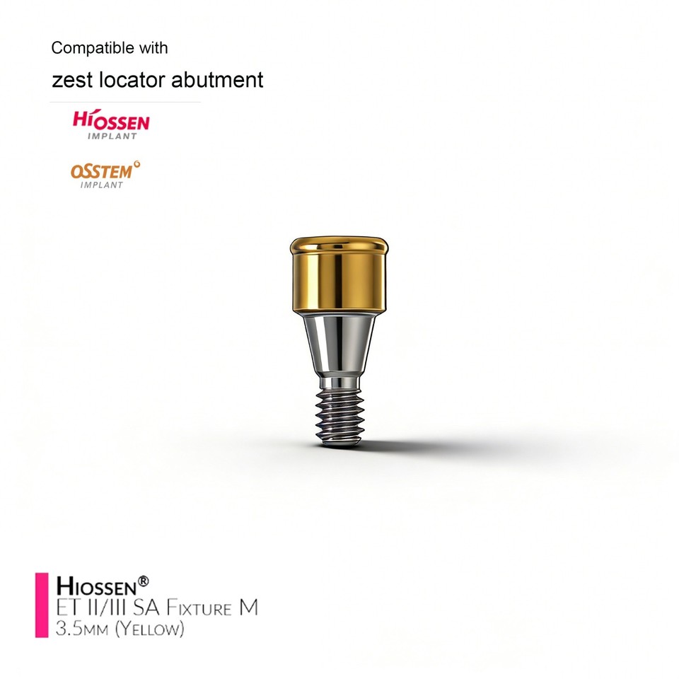 US Dental Locator Attachment Ti Abutment Hiossen Mini NP fits OSS Zest ...