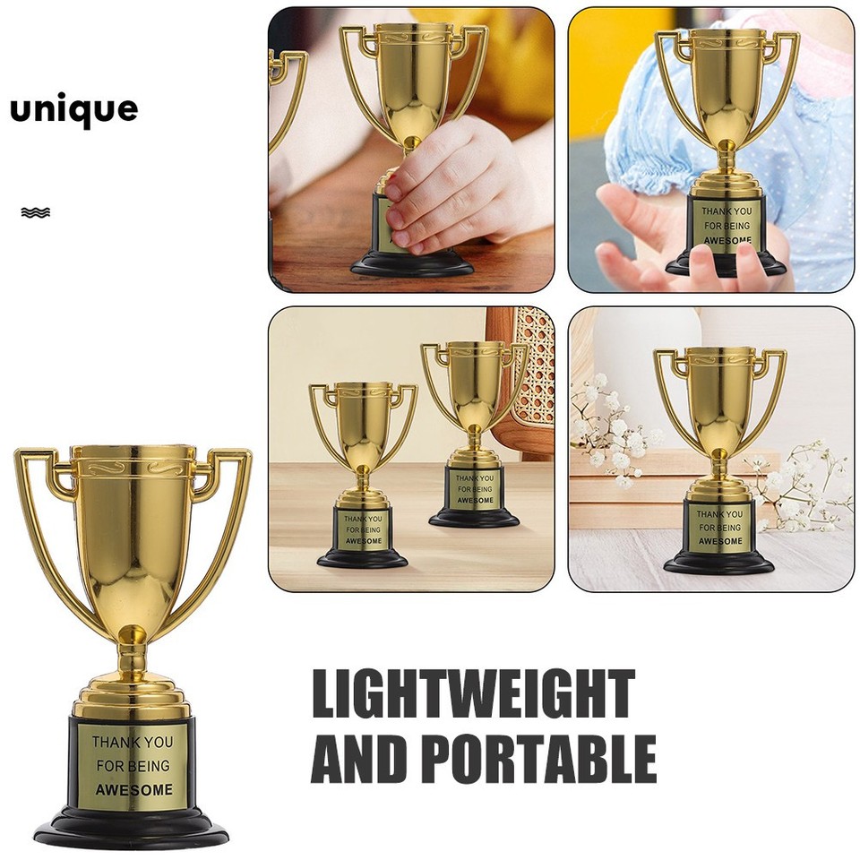 3 Pcs Kids Sports Competition Reward Cheer Trophies for Girls Bulk ...