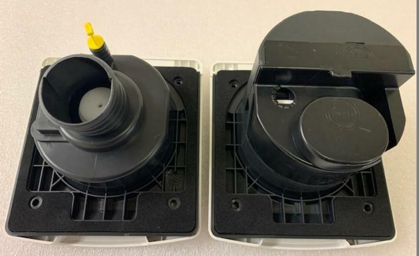 FAWO WHITE 240V MAINS INLET SOCKET & WATER TANK FILLER CAP caravan ...