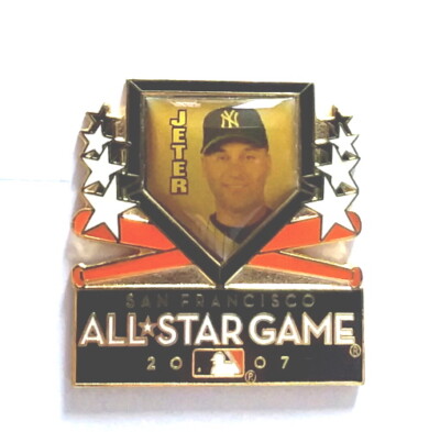 NY YANKEES PINS DEREK JETER PIN ALL STAR PIN 2007 MLB BASEBALL ...