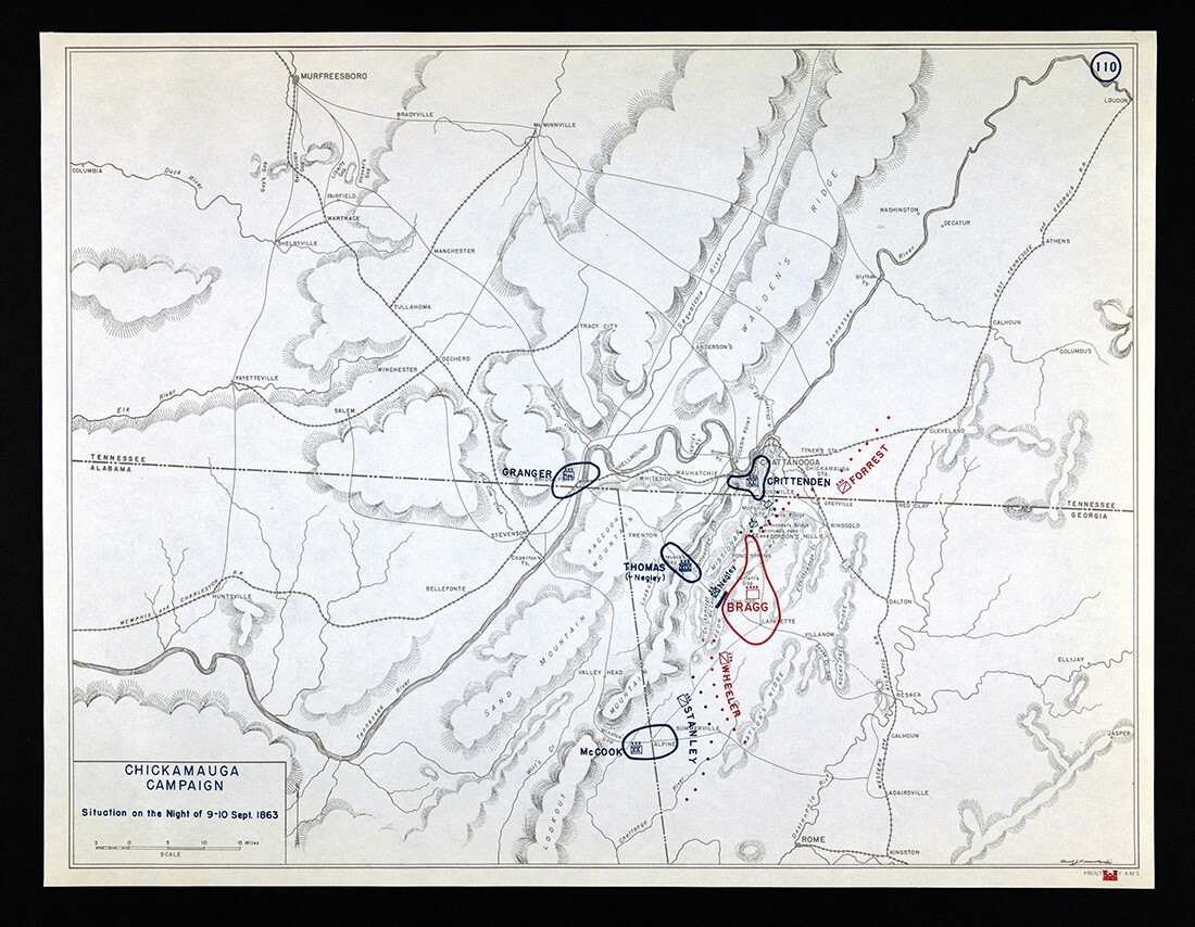 Map Of Chickamauga Dam Chattanooga Tennessee