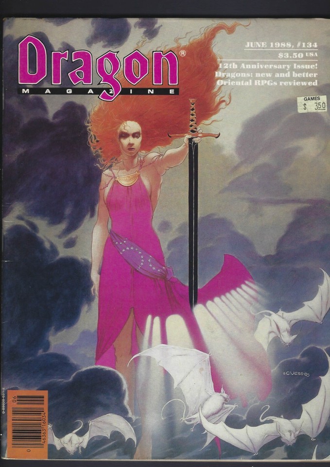 TSR D&D AID - DRAGON MAGAZINE Issues #125, #34, #147 Dungeons & Dragons ...