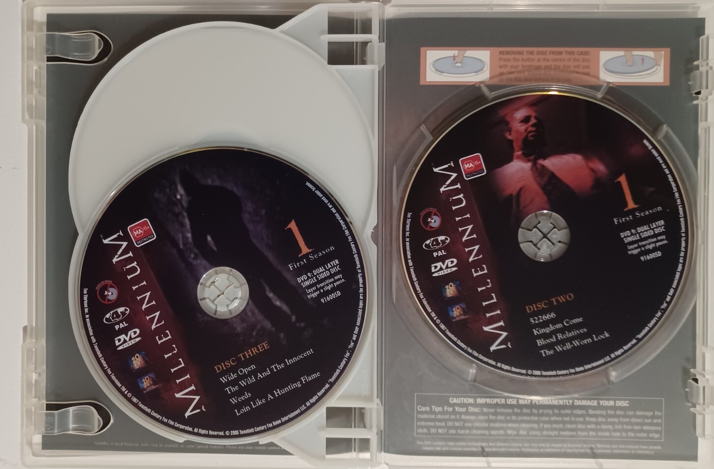 Millenium Season 1 Part 1 (2006) DVD Region 4 VGC Horror Thriller Free ...