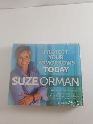 Suze Orman - Protect Your Tomorrows Today (CD-ROM) Brand New Sealed In ...