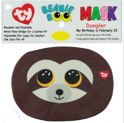 2020 TY Beanie Boo Children Face Mask Covering Reusable Washable ...